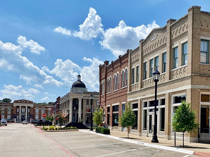 When small-town Texas puts on its Sunday best. Flower Mound's classic architecture creates a postcard-perfect scene for everyday living.