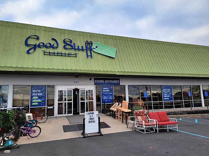 "Where 'good stuff' isn't just a name! This welcoming thrift shop proves secondhand can still be first-class." 