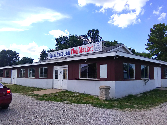 The weekend ritual unfolds beneath leafy trees. Every table offers the possibility of finding what you never knew you needed.