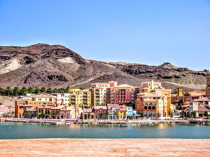 Lake Las Vegas in Henderson &ndash; where waterfront views and desert mountains create affordable daily vacation vibes.