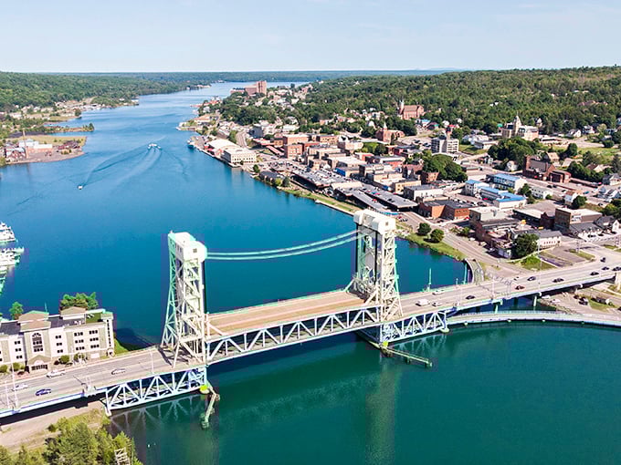 Houghton's charming street offers a perfect blend of historic architecture and modern amenities. Small-town living with surprising sophistication.