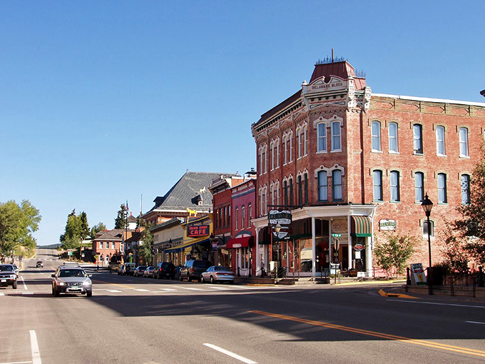 Leadville: Historic storefronts stand shoulder to shoulder, telling tales of silver booms and hardy souls who braved the altitude.