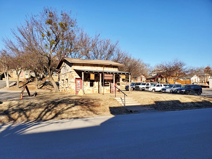Those rustic stone buildings and peaceful water make Medicine Park look like a storybook village that somehow sprouted from Oklahoma's red earth.