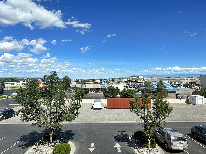 This unassuming view of Montrose doesn't show the spectacular San Juan Mountains that frame the town like nature's own crown jewels.
