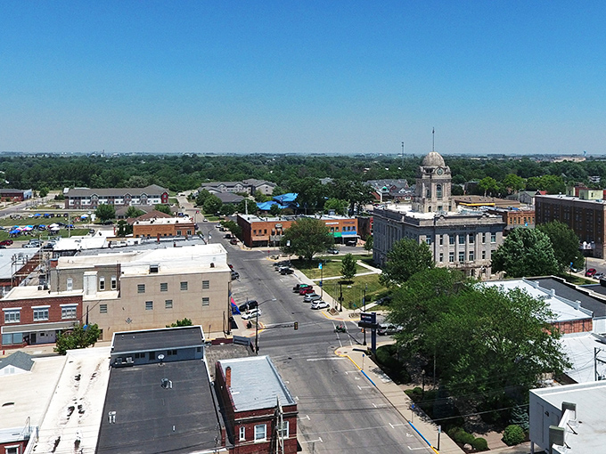 The Hotel Maytag anchors Newton's streetscape&mdash;a reminder of when buildings were constructed to impress for generations.