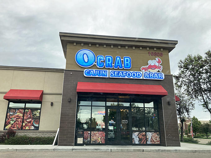 Those colorful flags aren't just decoration &ndash; they're a warning that you're about to experience Cajun seafood that might make you forget you're in Idaho.