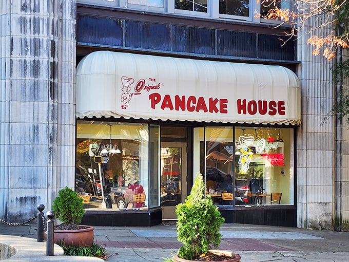 Original Pancake House (Birmingham): That awning isn't just covering the entrance - it's sheltering a breakfast tradition worth protecting.