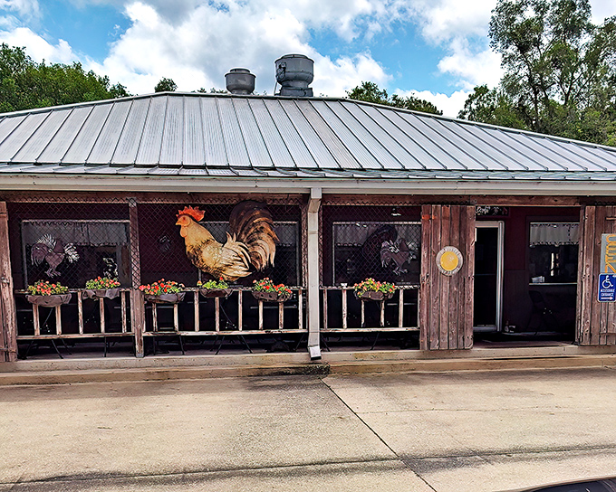 The kind of rustic charm that says, "Our biscuits and gravy recipe hasn't changed since before you were born."