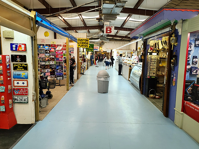 Where serious collectors and casual browsers unite. That perfect vintage find is hiding somewhere in these aisles!