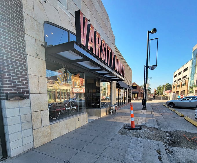 Sun-drenched and inviting, Varsity's storefront is like the opening scene of a movie where everyone leaves happier than when they arrived.