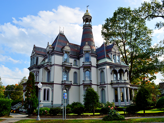 Victorian splendor that would make Downton Abbey jealous, yet in a town where regular folks can still afford to live.