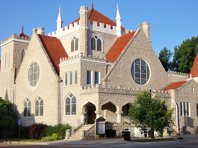 This stunning stone church isn't in Europe – it's right in Parsons. Proof that architectural grandeur doesn't require international airfare or currency conversion.