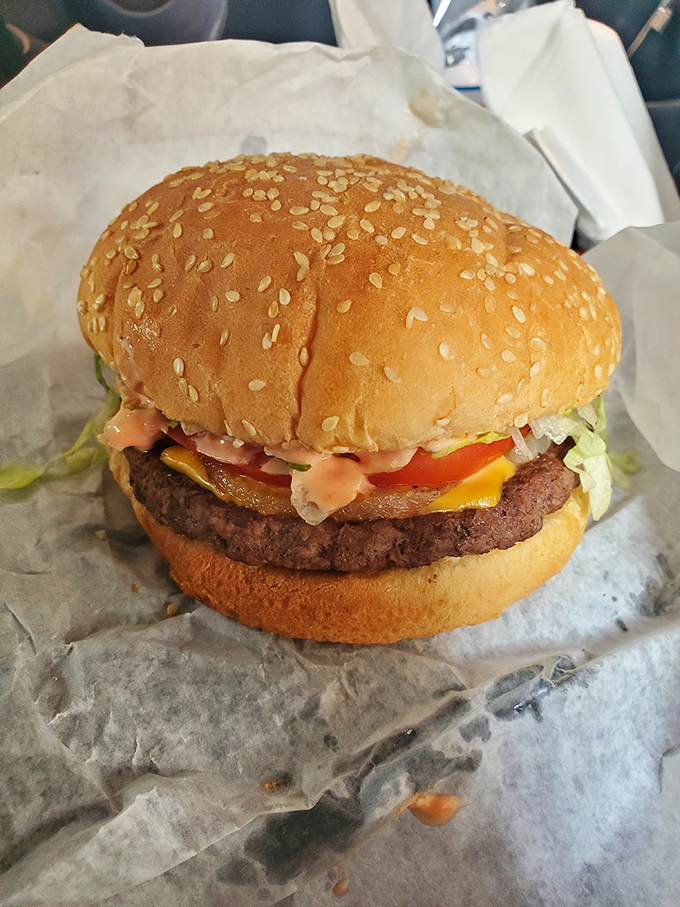 Not just a burger, but a complete narrative&mdash;the juicy patty as protagonist, supporting characters of fresh veggies, and that special sauce providing the perfect plot twist.