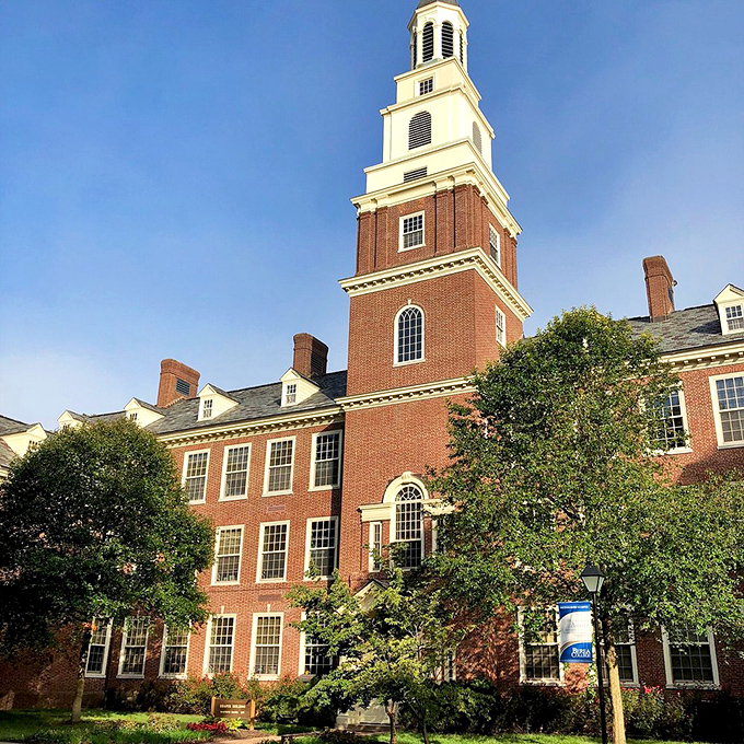 This isn't just a picturesque college bell tower &ndash; it's the architectural equivalent of saying "we take education seriously around here."