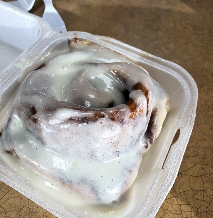 Not all heroes wear capes&mdash;some come drenched in icing. This cinnamon roll has solved more of life's problems than any self-help book.