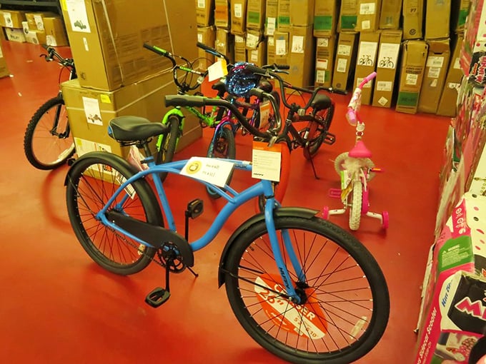 Two-wheeled treasures for riders of all ages &ndash; beach cruisers and mountain bikes at prices that won't deflate your wallet.