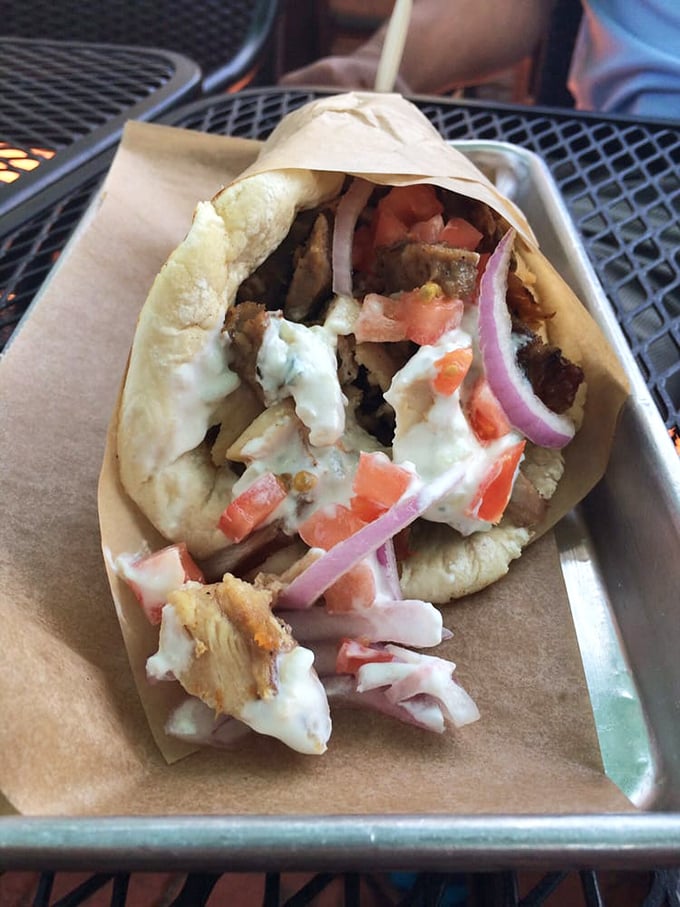 Meet "The Bobby" &ndash; the Avengers of gyros where three meats join forces. Resistance is futile, napkins are mandatory.