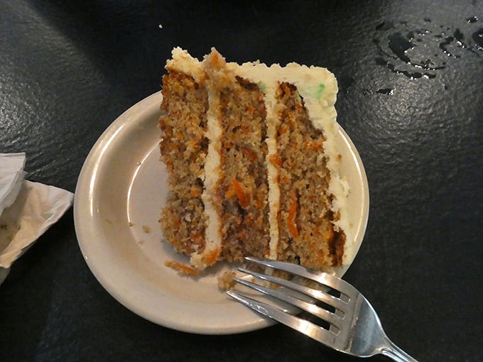 Three layers of carrot cake perfection that would make even the most disciplined dieter throw caution to the wind. Worth every single calorie and then some.