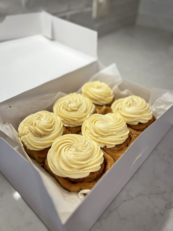 Six reasons to skip your diet today! These swirled beauties with their perfect frosting rosettes are what dreams&mdash;and stretchy pants&mdash;were made for.