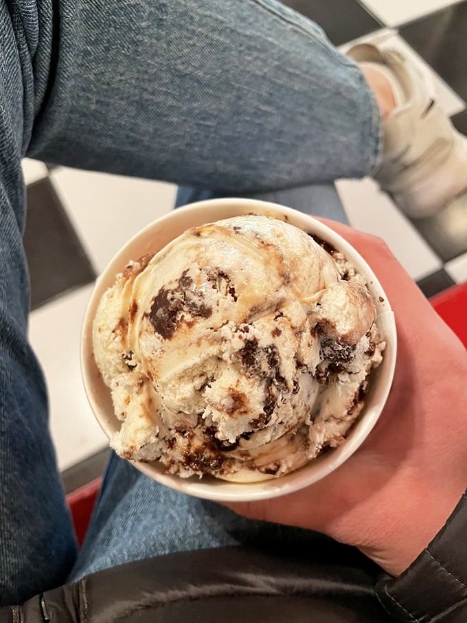 The Cleveland Brownie doesn't need LeBron to be legendary—those swirls of fudge and brownie chunks score a slam dunk every time.