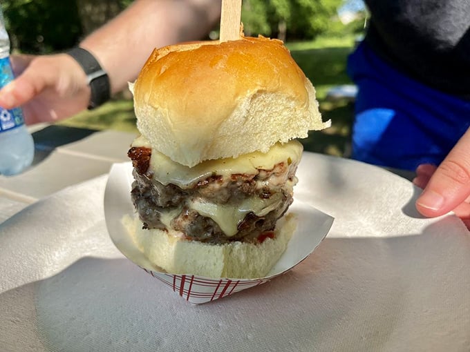 The double cheeseburger at Harry's doesn't just satisfy hunger&mdash;it obliterates it. Two perfectly grilled patties with cheese melting between them like a dairy lava flow.