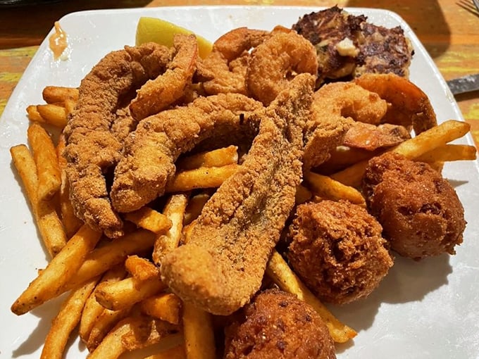 The Captain's Platter doesn't just feed you&mdash;it throws a party for your taste buds. Crispy, golden-brown happiness with a side of nostalgia.