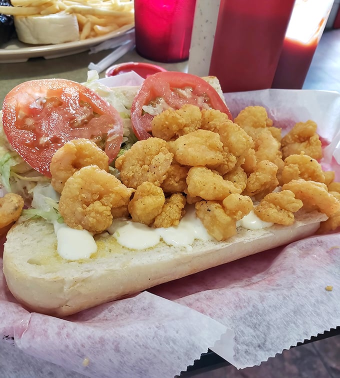 When shrimp this good meets fresh bread, magic happens. This sandwich isn't trying to be fancy&mdash;it's too busy being absolutely delicious.