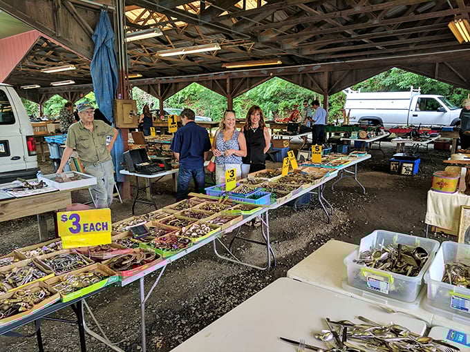 At Golden Nugget's outdoor market, one person's castoffs become another's treasures. The thrill of the hunt is half the fun!