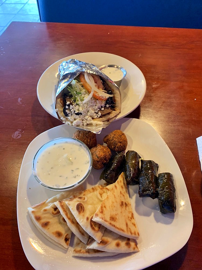 The sampler plate that answers the eternal question: "Why choose one when you can have it all?"