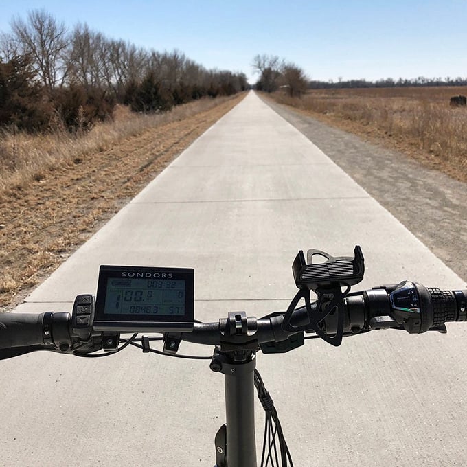 The hike-bike trail stretches toward the horizon like retirement should&mdash;full of possibilities and free of traffic jams.