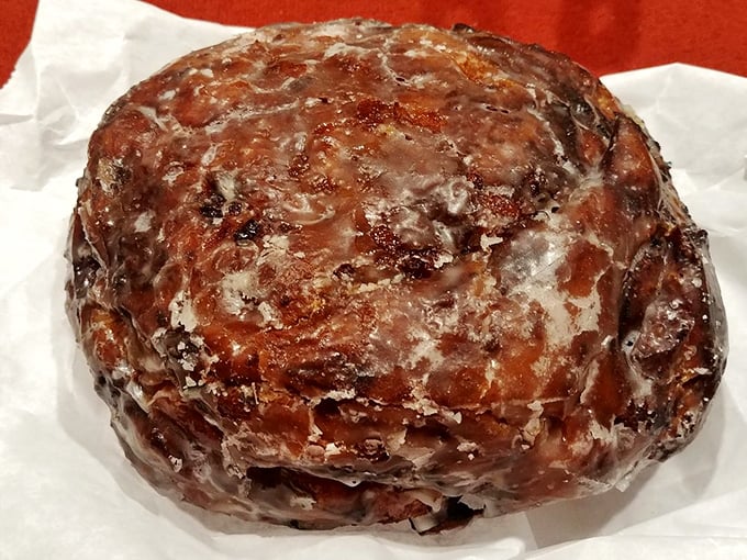 This isn't just an apple fritter&mdash;it's a commitment. With more nooks and crannies than an English muffin convention, each bite offers a different adventure.