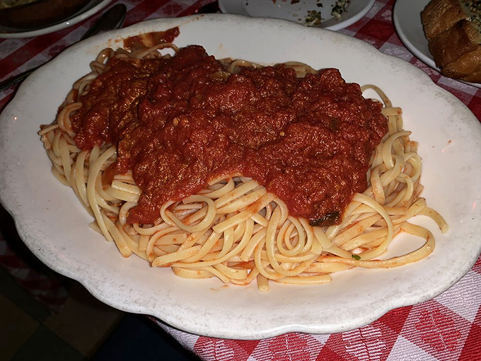 Linguine that's seen the business end of a proper meat sauce. This plate doesn't just satisfy hunger&mdash;it creates lifelong memories and sauce-stained shirts.