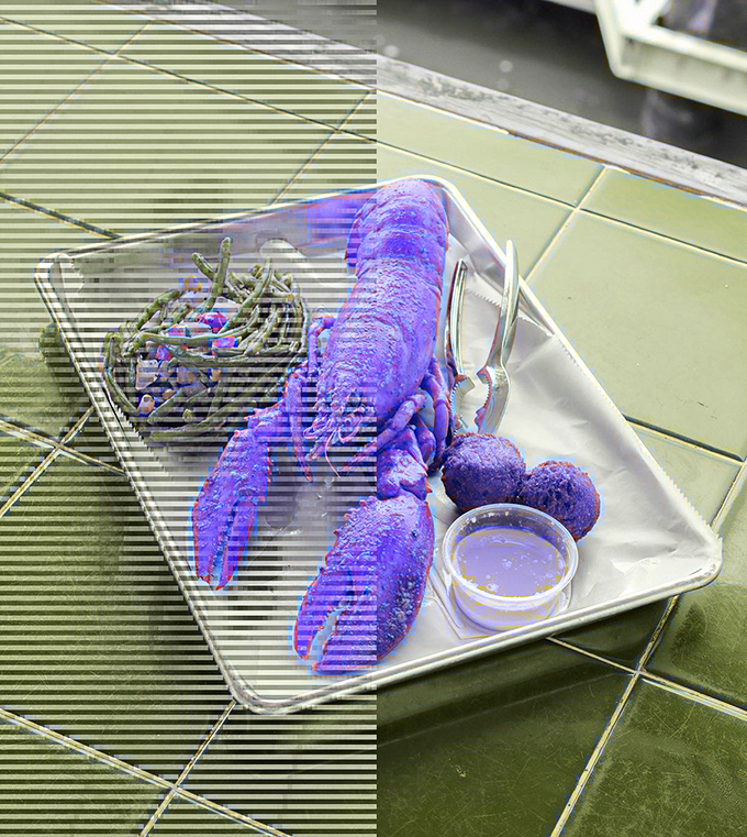 This rare beauty of a lobster deserves your full attention.