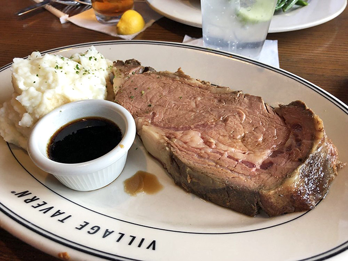 Even the "lunch portion" prime rib makes a statement. It's not smaller &ndash; it's just designed to leave room for dessert without sacrificing the experience.