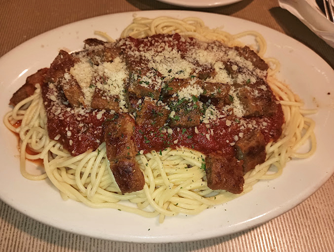 Spaghetti Bolognese so authentic it might just make you spontaneously gesture with your hands while talking about it.