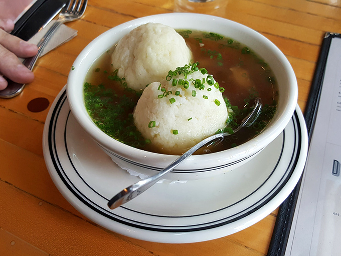 Two matzo balls are better than one&mdash;these fluffy dumplings swim in golden broth like astronauts in a delicious, steaming galaxy.