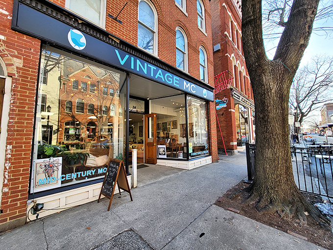 Vintage MC specializes in mid-century treasures that Don Draper would covet. One step inside and you'll be plotting how to fit that perfect Danish modern chair into your sedan.