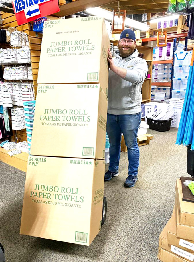 The paper towel tower challenge &ndash; where bulk buying becomes an Olympic sport and savings stack up higher than the merchandise.