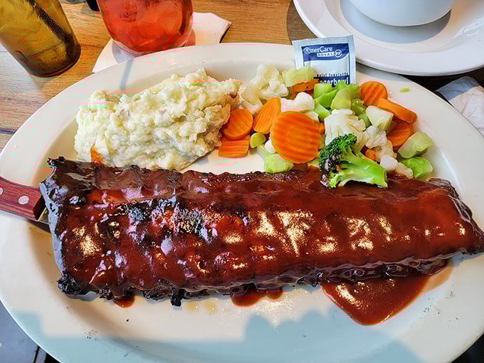 These baby back ribs don't just fall off the bone—they practically leap into your mouth with their sweet, sticky glaze.