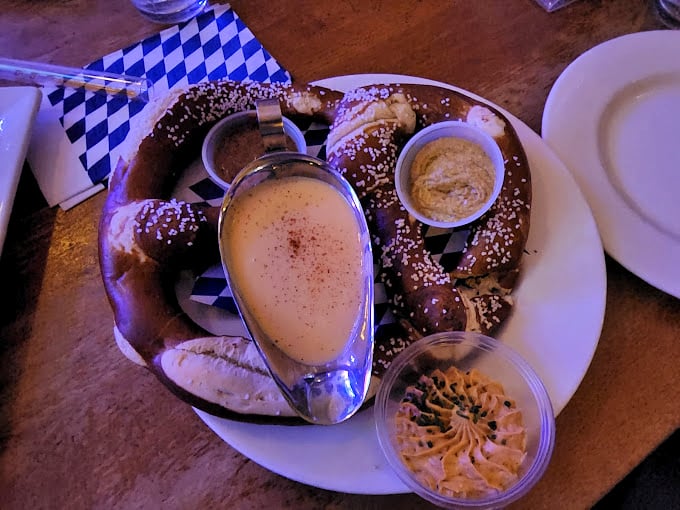 Not all heroes wear capes&mdash;some come in the form of perfectly browned pretzels with three dipping sauces standing at attention.