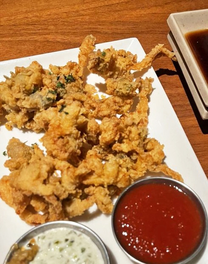 Crispy on the outside, tender within&mdash;these fried clams with dipping sauces are like the seafood equivalent of finding water in the desert.