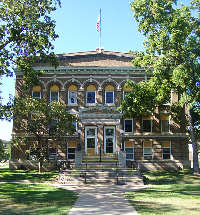 Justice with architectural flair. The Webster County Courthouse commands respect with its stately presence and perfect symmetry.