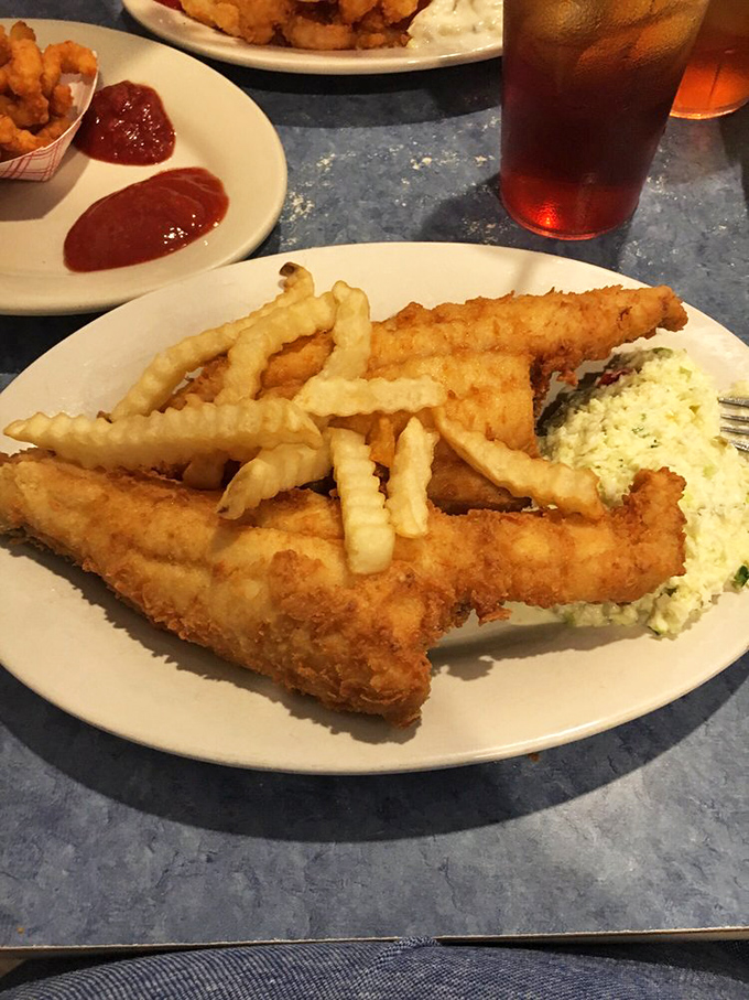 If Midas were a chef, this is what he'd create&mdash;crispy flounder fillets with that signature golden crust that shatters with each heavenly bite.