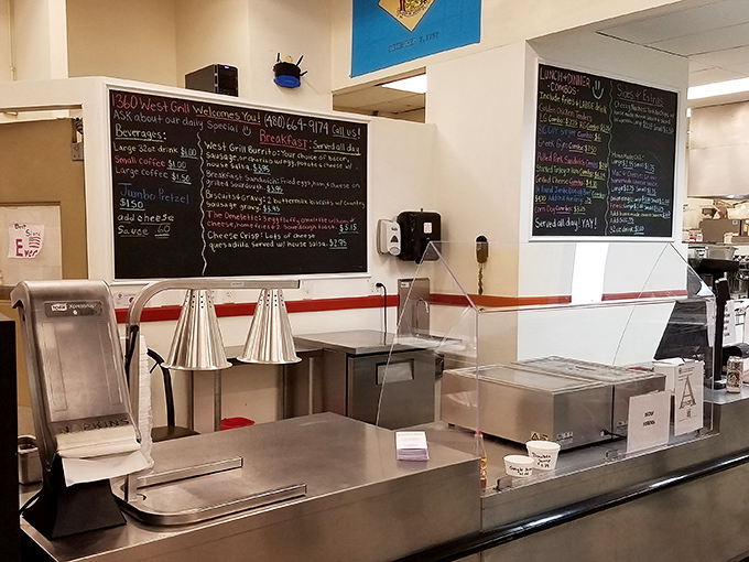 The unexpected bonus: a grill serving up affordable eats while you shop. Multitasking at its most delicious!