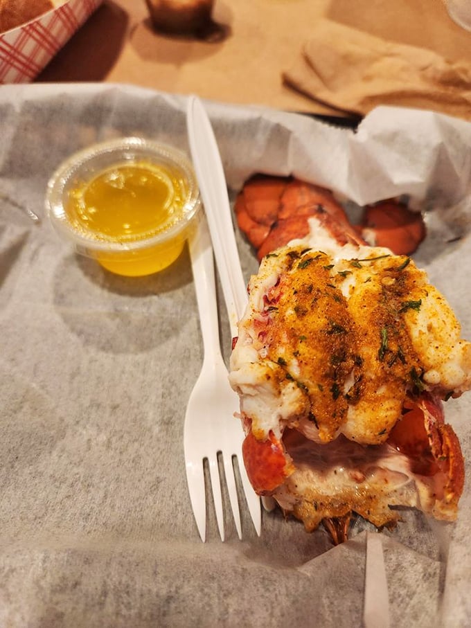 Butter-dipped lobster meat perched atop its shell&mdash;nature's most elegant serving dish for what might be the ocean's greatest gift.