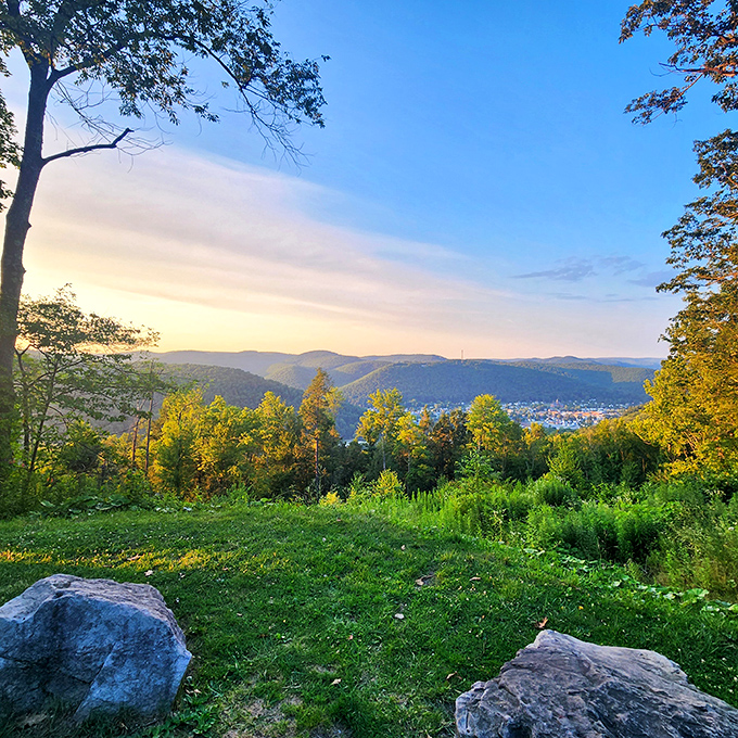 Million-dollar views without the million-dollar price tag&mdash;Emporium's surrounding hills offer nature's version of a penthouse perspective.