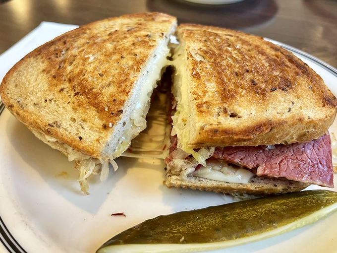 The Reuben at Langer's isn't just a sandwich&mdash;it's architecture, engineering, and art all stacked between perfectly grilled rye.