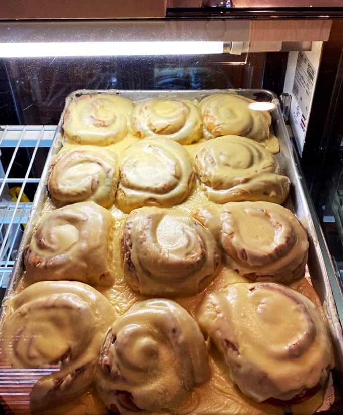 Fresh from the oven, these cinnamon rolls aren't just baked&mdash;they're engineered for maximum happiness. Twelve perfect spirals of doughy bliss waiting for their forever homes.