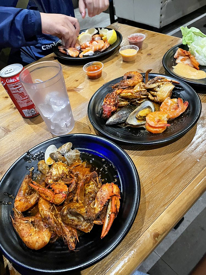 A table that tells the story of good decisions. When faced with an all-you-can-eat buffet, always start with the high-value items.