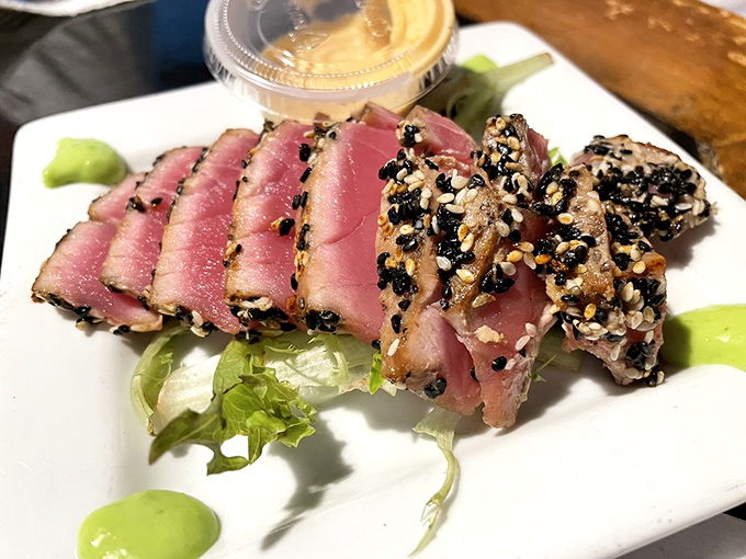 This seared tuna is the seafood equivalent of wearing a tuxedo t-shirt&mdash;sophisticated flavors dressed in casual, approachable style.